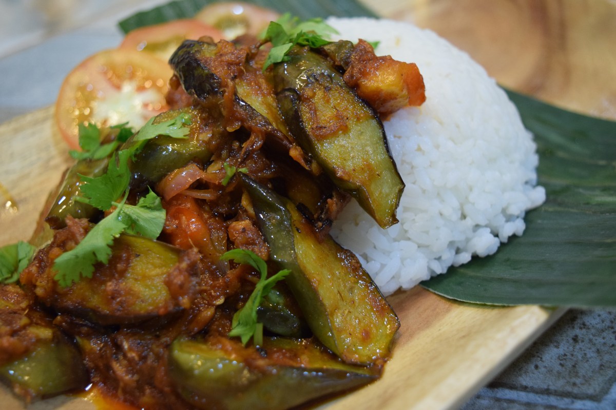 Garlic Eggplant Bulad Relish